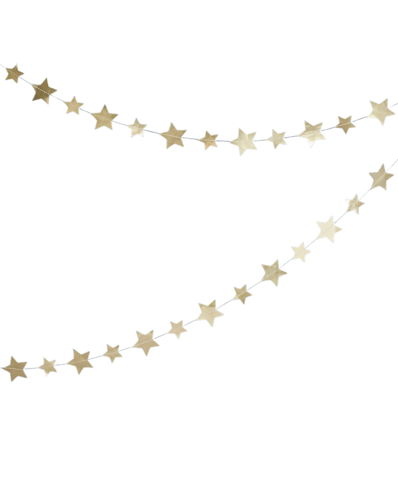 Gold Star Garland – Poppies for Grace