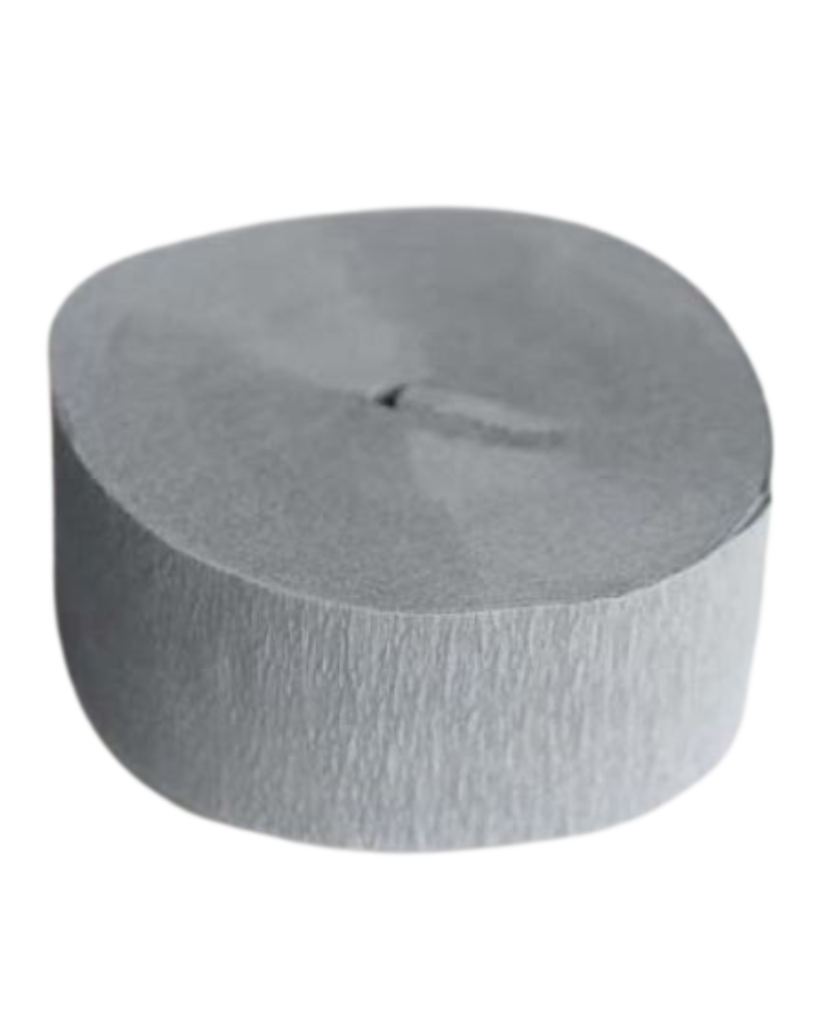 Large Grey Streamer Roll – Poppies for Grace